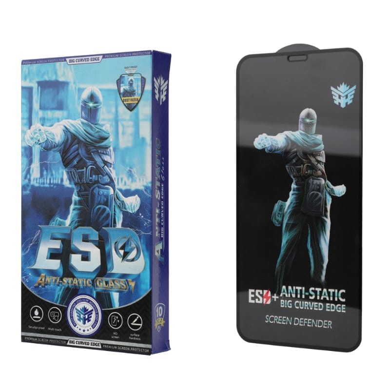ESD Anti - Static Tempered Glass Screen Protector - JQX